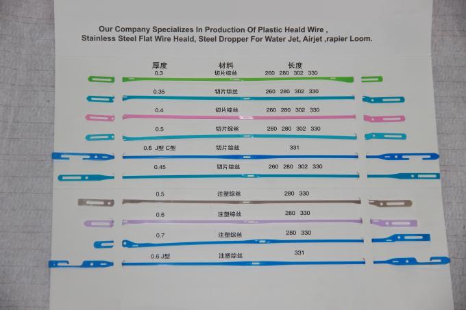 Plastic Heald Wire 260mm by injection,punching precess for Textile ...
