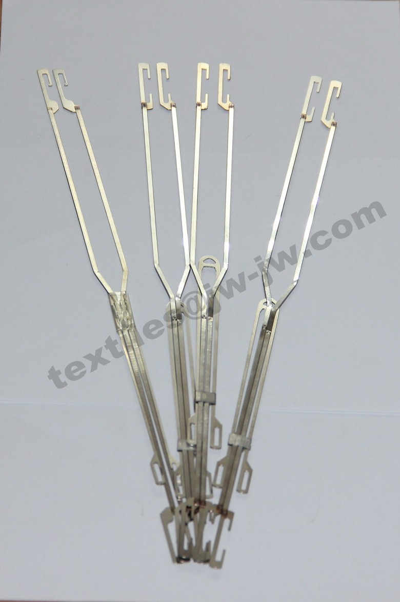 Steel wire heald with 380mm 330mm 331 J open type C open type textile ...